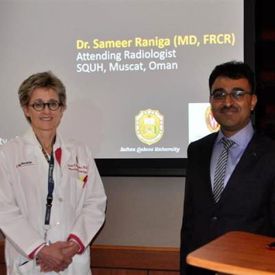 American Journal of Roentgenology Lee Rodgers Fellow Visits Department ...