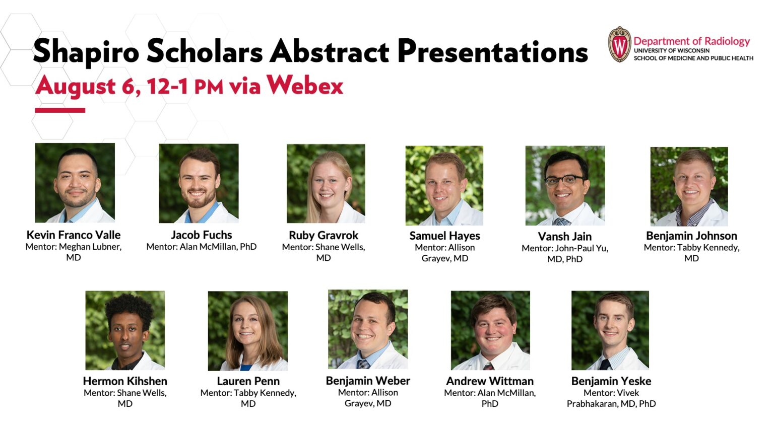 2021 Radiology Shapiro Summer Research Program – Department of ...