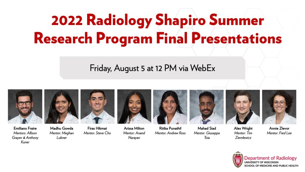 2022 Shapiro Summer Research Program Concludes with Final Presentations ...