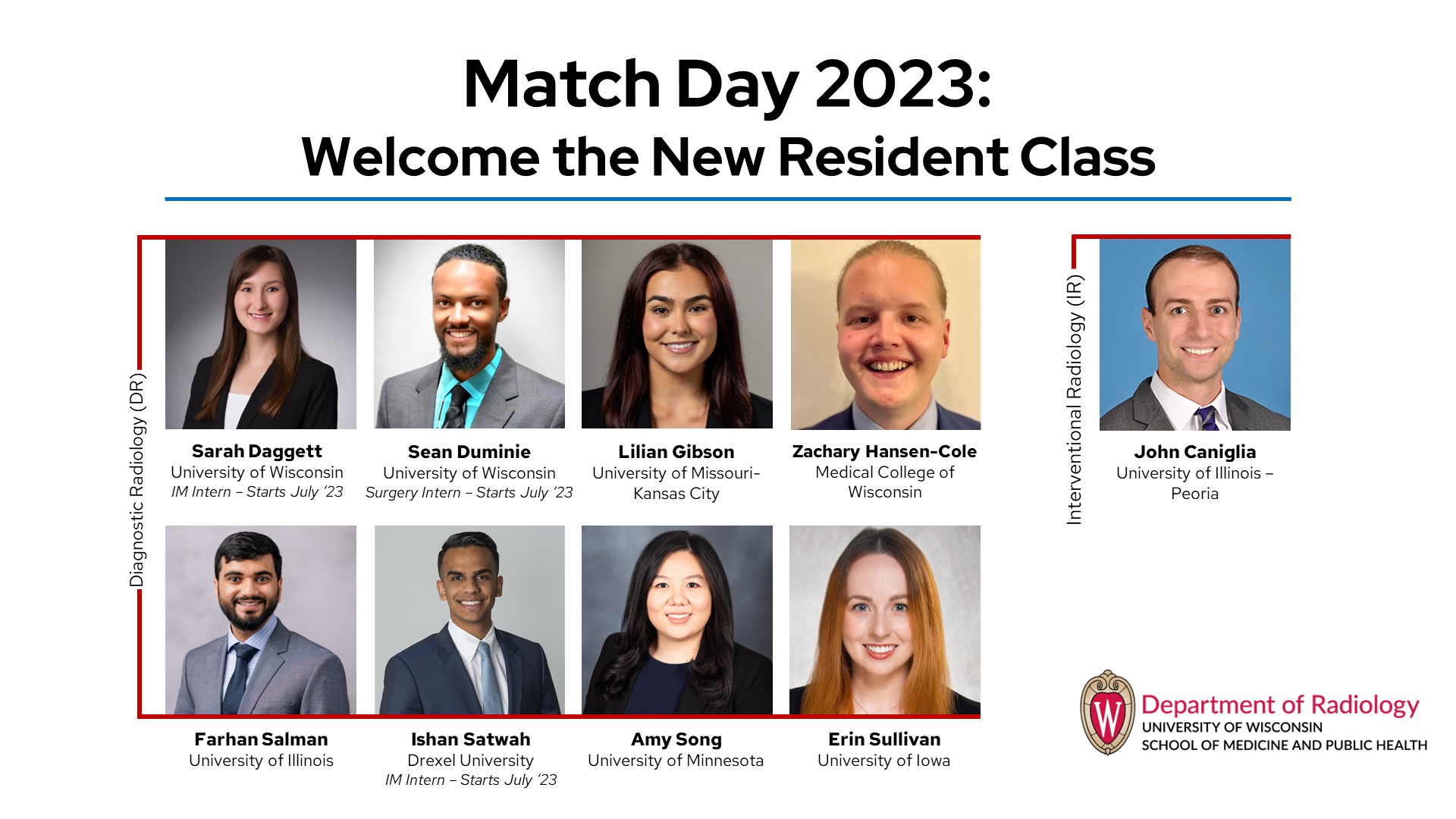 Match Day 2023: Announcing Our New Diagnostic and Interventional ...