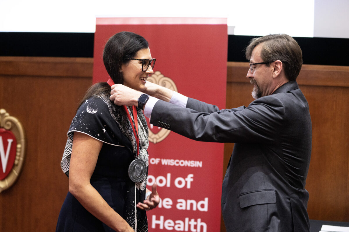 Erica Knavel Koepsel recognized at faculty investiture celebration – Department of Radiology ...